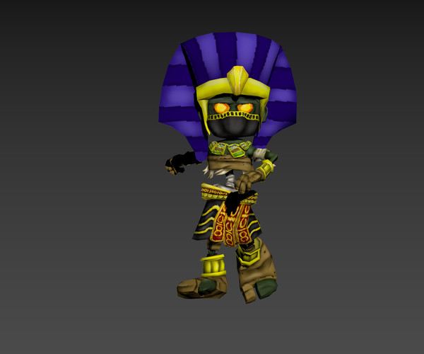 ArtStation - Pharaoh Animated and Fully Rigged 3D Character | Game Assets