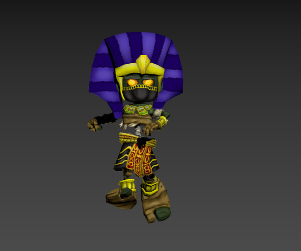 ArtStation - Pharaoh Animated and Fully Rigged 3D Character | Game Assets