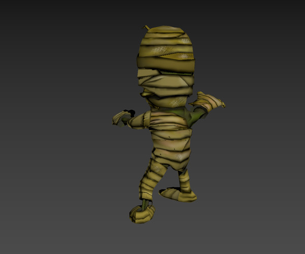 ArtStation - Mummy Animated and Fully Rigged 3D Character | Game Assets