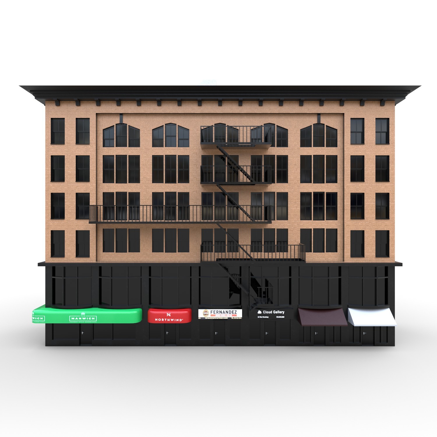 ArtStation - NYC Building 2- PBR | Game Assets