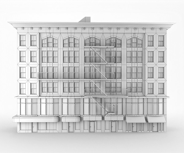 ArtStation - NYC Building 2- PBR | Game Assets