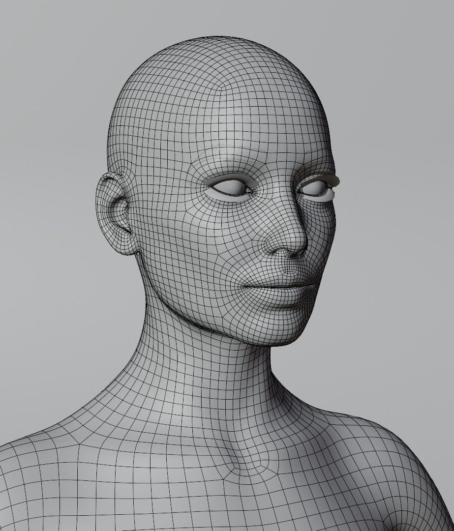 ArtStation - Realistic Female Basemesh | Game Assets