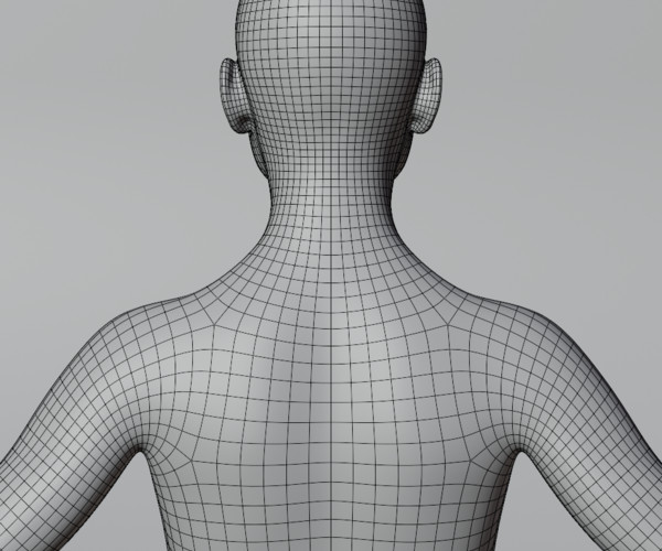 ArtStation - Realistic Female Basemesh | Game Assets