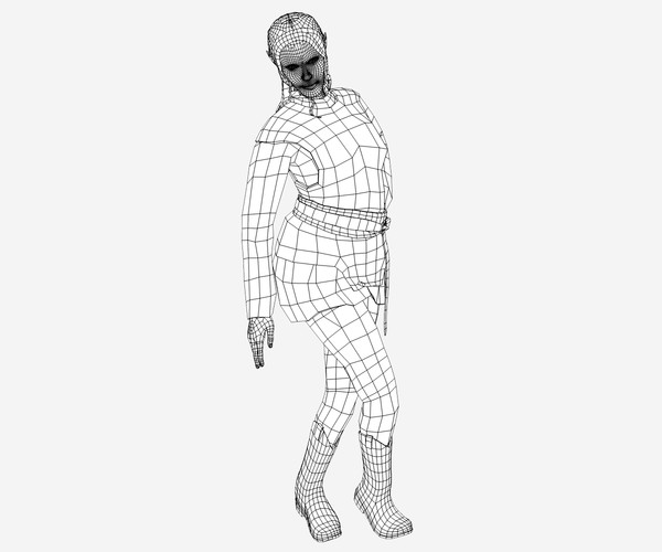 ArtStation - Elf Statue Low-poly 3D model | Resources