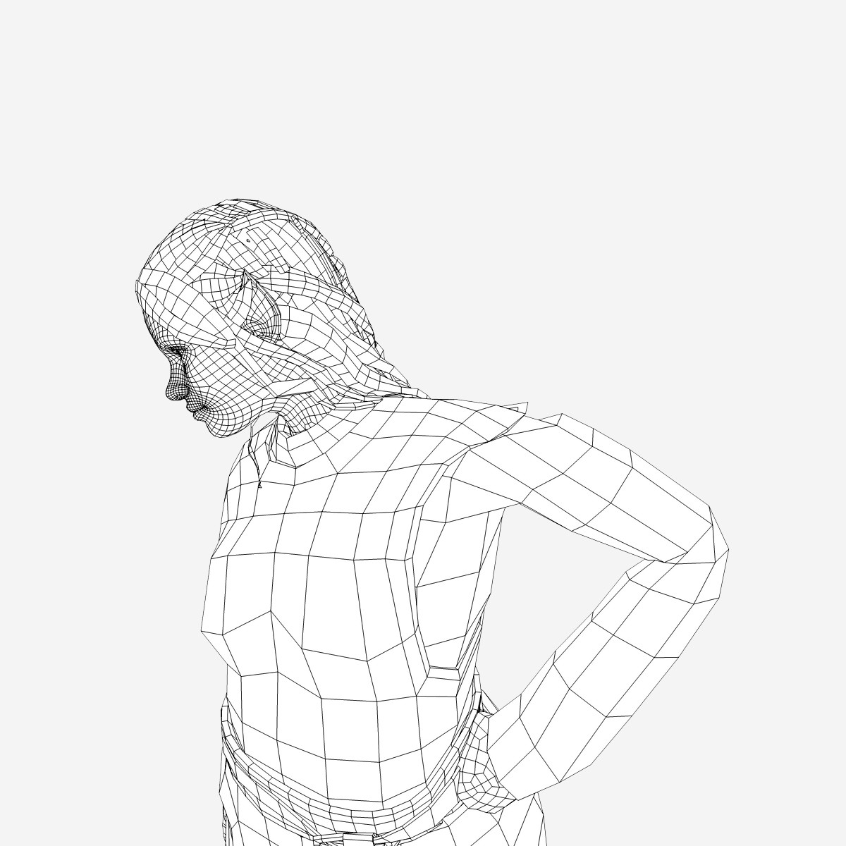 ArtStation - Elf Statue Low-poly 3D model | Resources