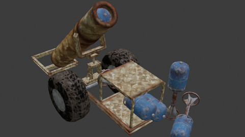 ArtStation - Hell Cannon - Version 2 | Game Assets