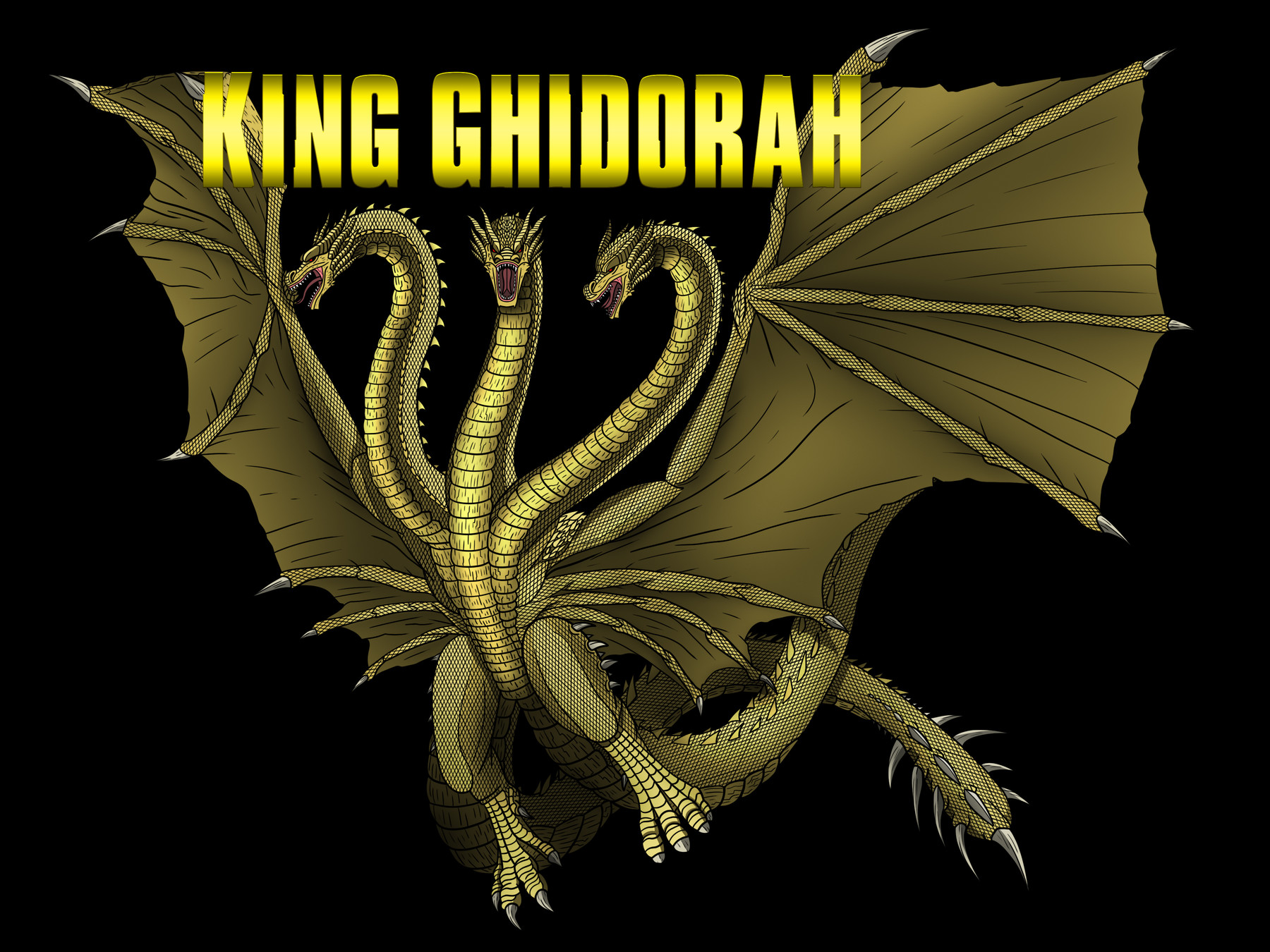 ArtStation - King Ghidorah (Titan Armor) | Artworks