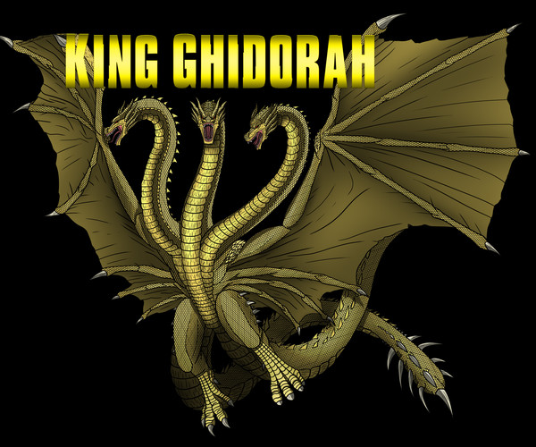 ArtStation - King Ghidorah (Titan Armor) | Artworks