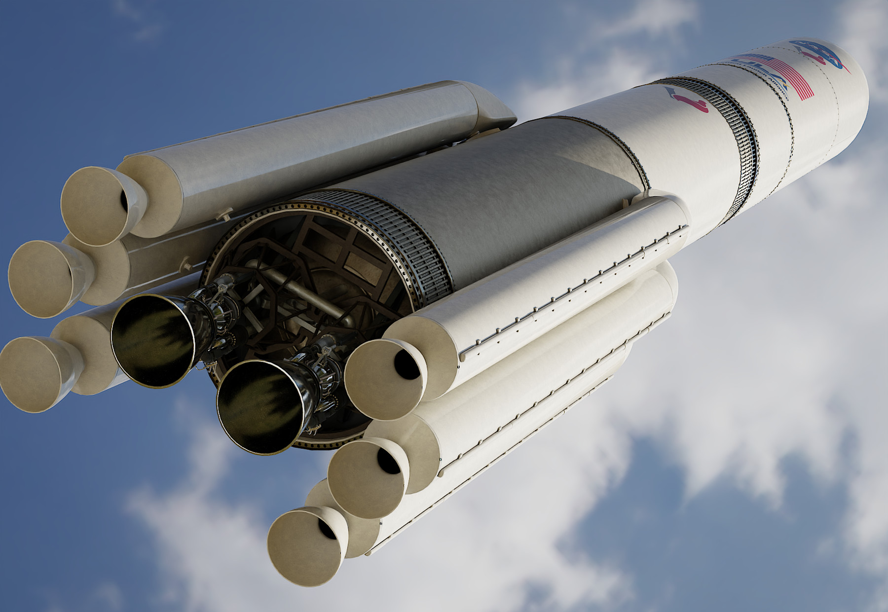ArtStation - Vulcan Centaur Rocket 3D model | Resources