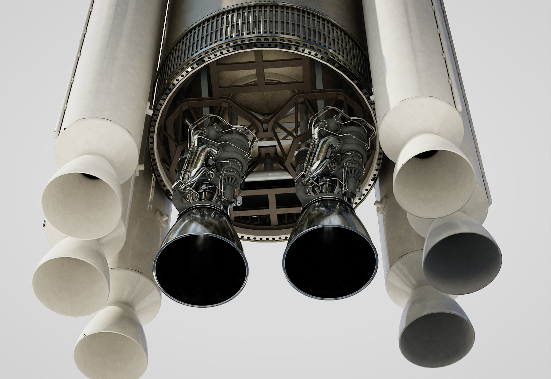 ArtStation - Vulcan Centaur Rocket 3D model | Resources