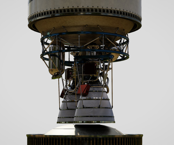 ArtStation - Vulcan Centaur Rocket 3D model | Resources