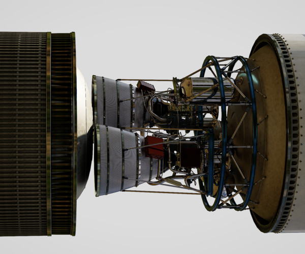 ArtStation - Vulcan Centaur Rocket 3D model | Resources