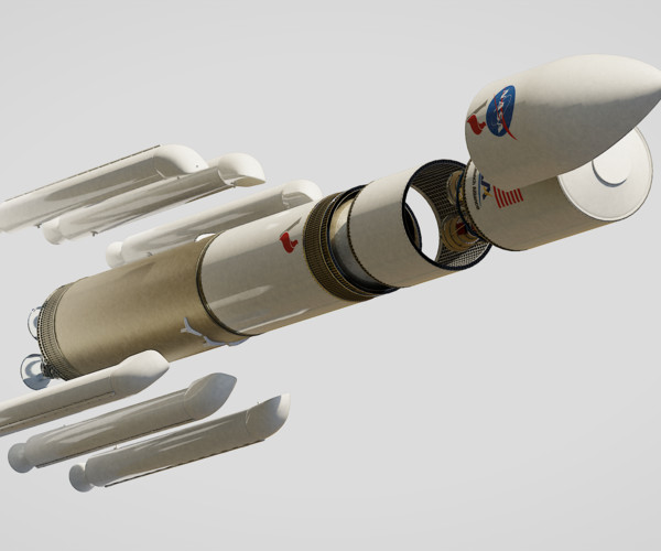 ArtStation - Vulcan Centaur Rocket 3D model | Resources