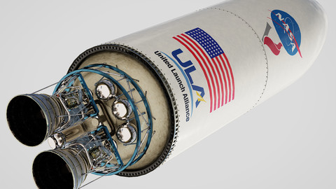 ArtStation - Vulcan Centaur Rocket 3D model | Resources