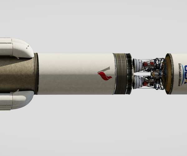 ArtStation - Vulcan Centaur Rocket 3D model | Resources
