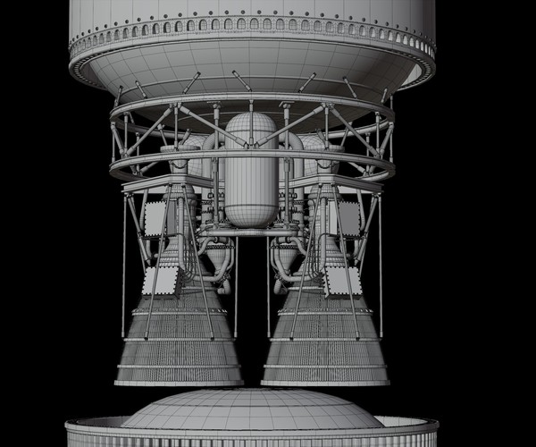 ArtStation - Vulcan Centaur Rocket 3D model | Resources