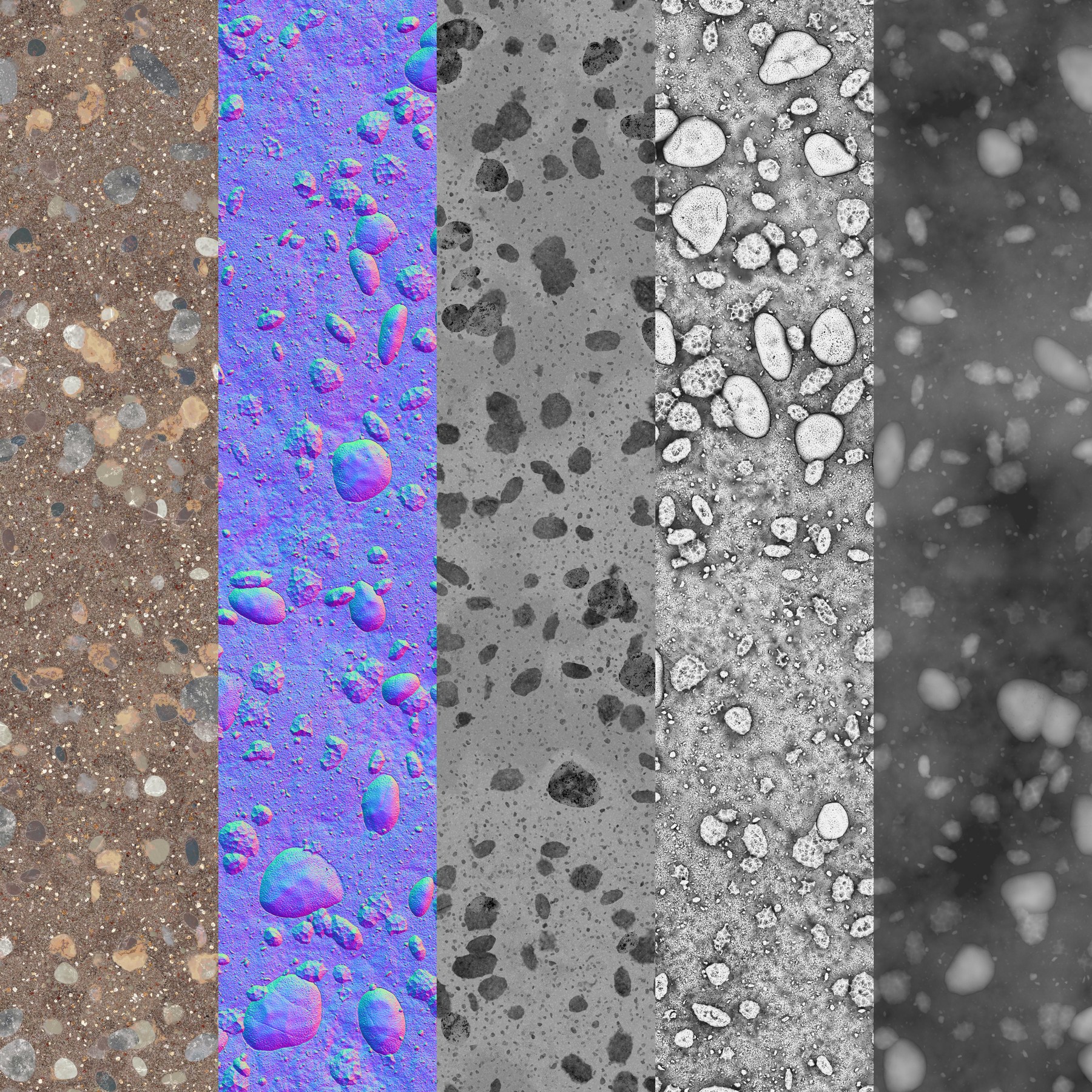 ArtStation - 208. Pebbles#01 | Game Assets