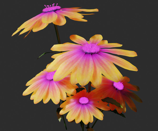 ArtStation - daisy flower | Game Assets