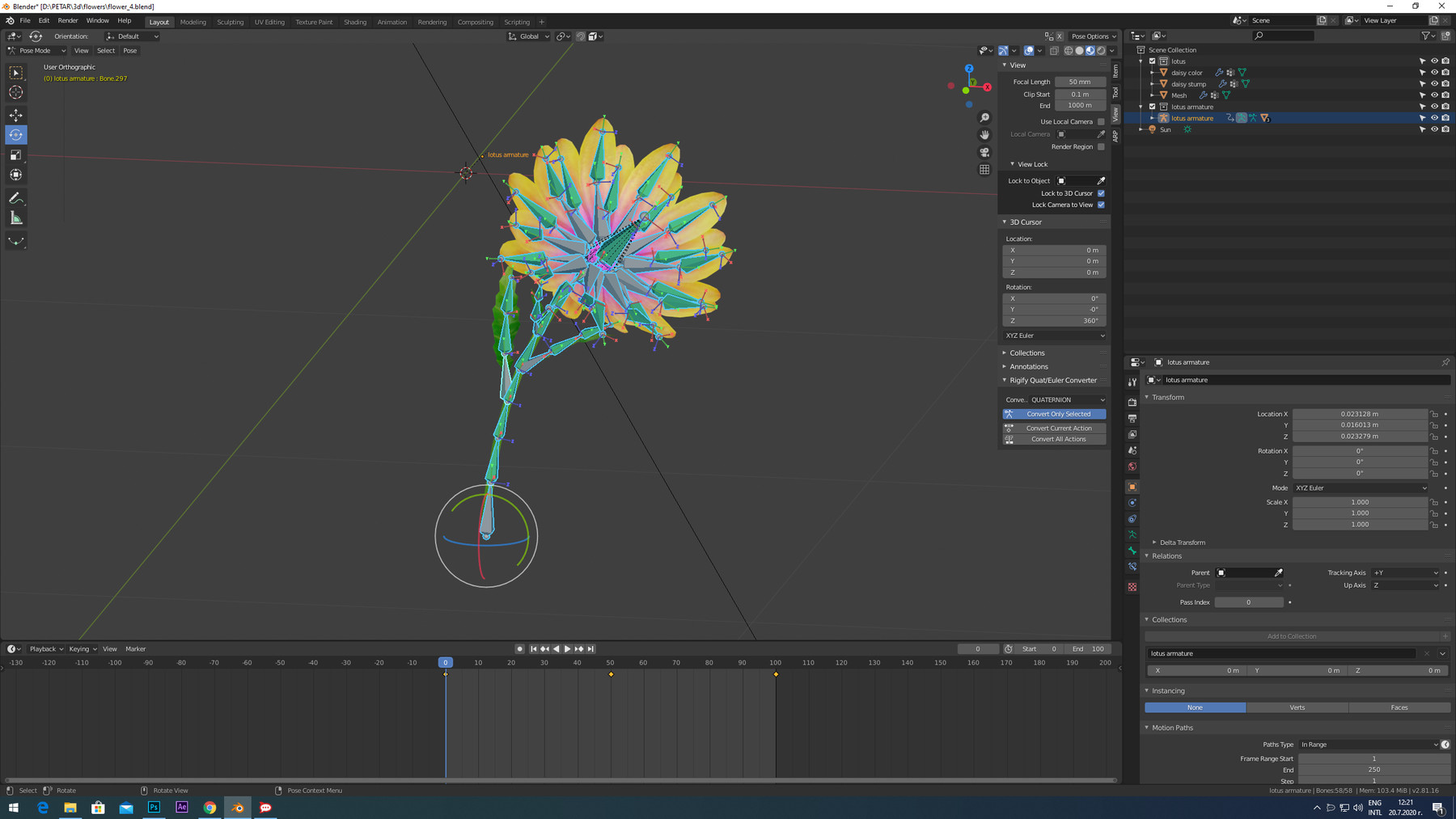 ArtStation - daisy flower | Game Assets