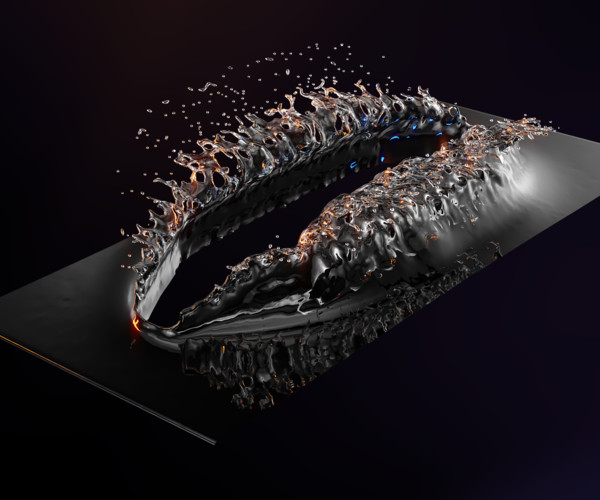 ArtStation - Water Splash 3D model | Resources