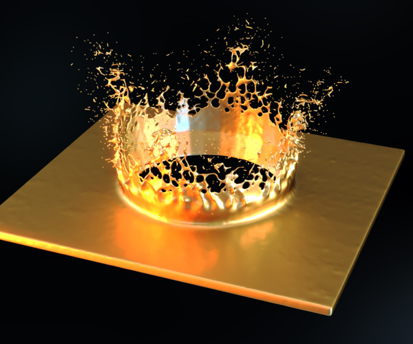 ArtStation - Water Splash 3D model | Resources