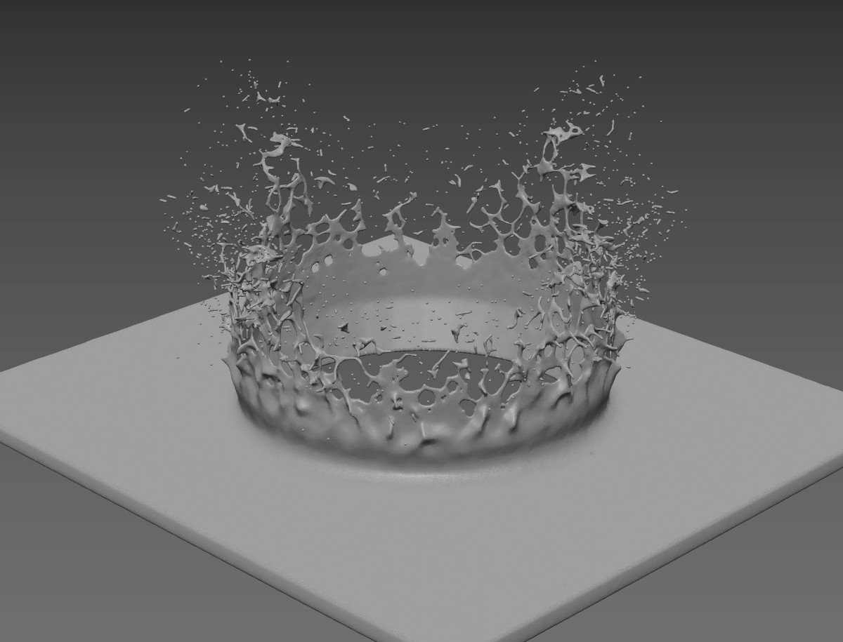 ArtStation - Water Splash 3D model | Resources
