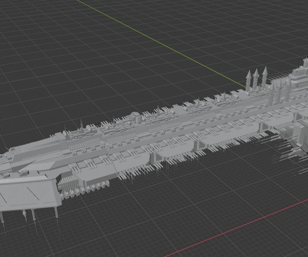 ArtStation - Space Hulk Ship for 3D printing | Resources