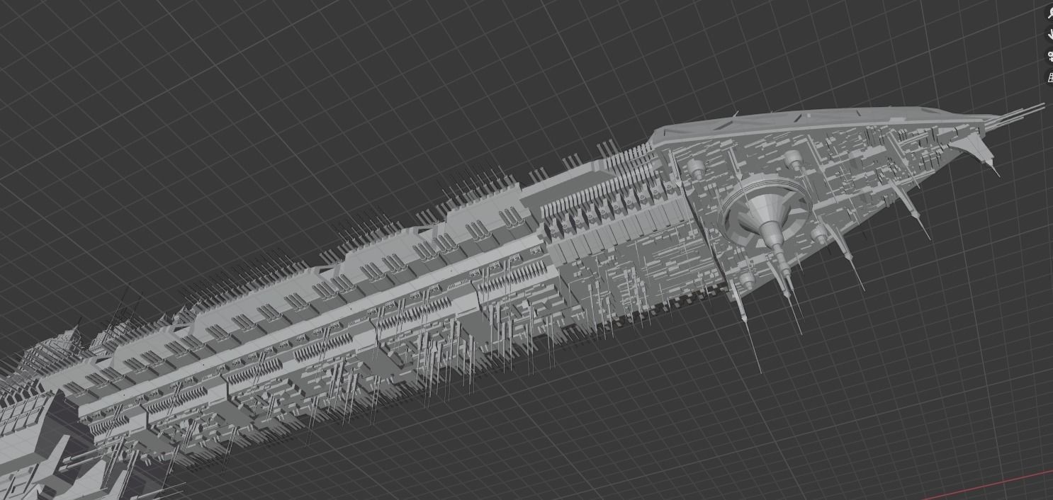 ArtStation - Space Hulk Ship for 3D printing | Resources