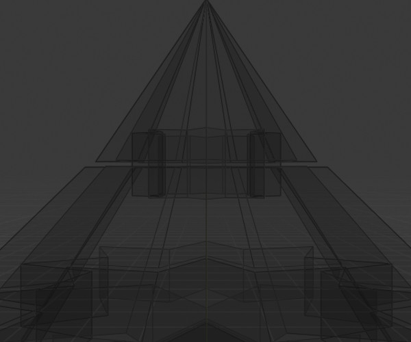ArtStation - Pyramidal Structure 8 Corners Little Interstices | Game Assets
