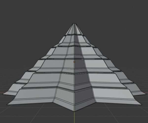 ArtStation - Pyramidal Structure 8 Corners Interstices Beveled and ...