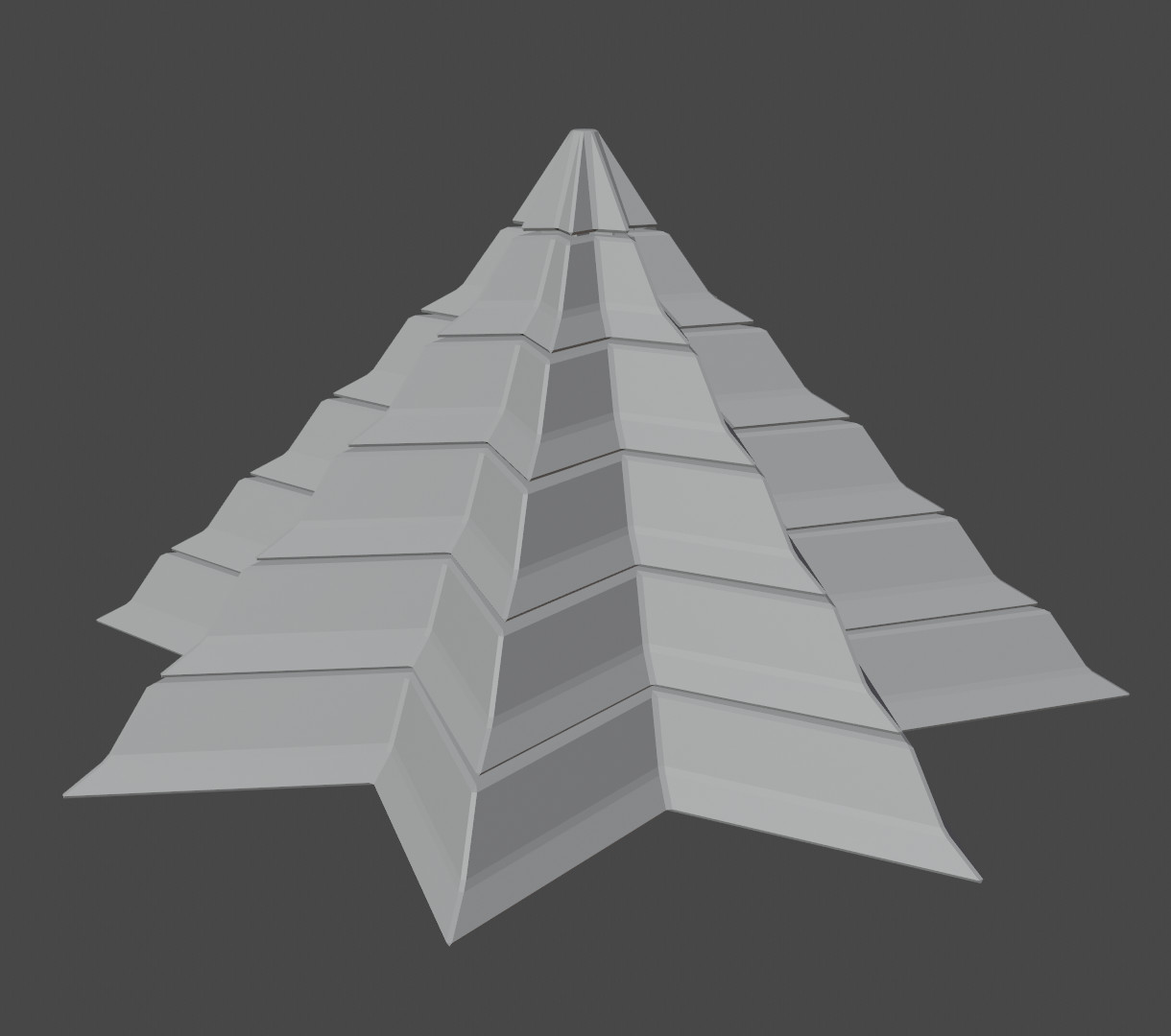ArtStation - Pyramidal Structure 8 Corners Interstices Beveled and ...