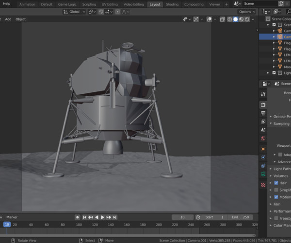 ArtStation - Apollo Lunar Module | Resources