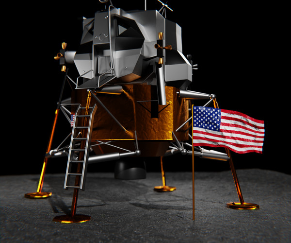 ArtStation - Apollo Lunar Module | Resources