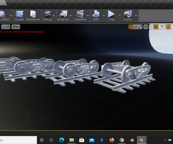 ArtStation - Railway freight Bogie Game ready | Game Assets