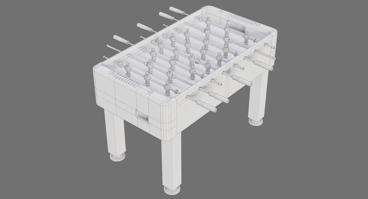ArtStation - Foosball 1A | Game Assets