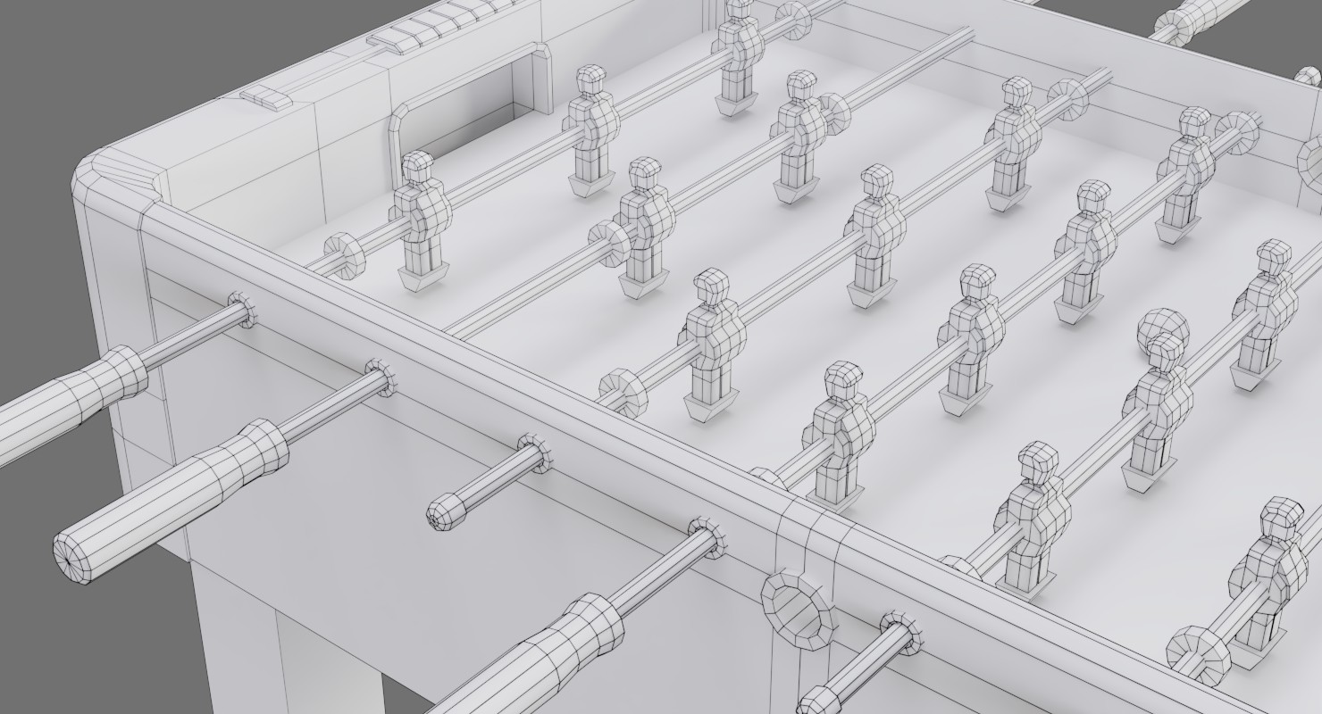 ArtStation - Foosball 1B | Game Assets