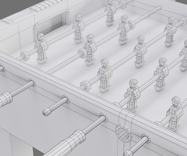 ArtStation - Foosball 1B | Game Assets