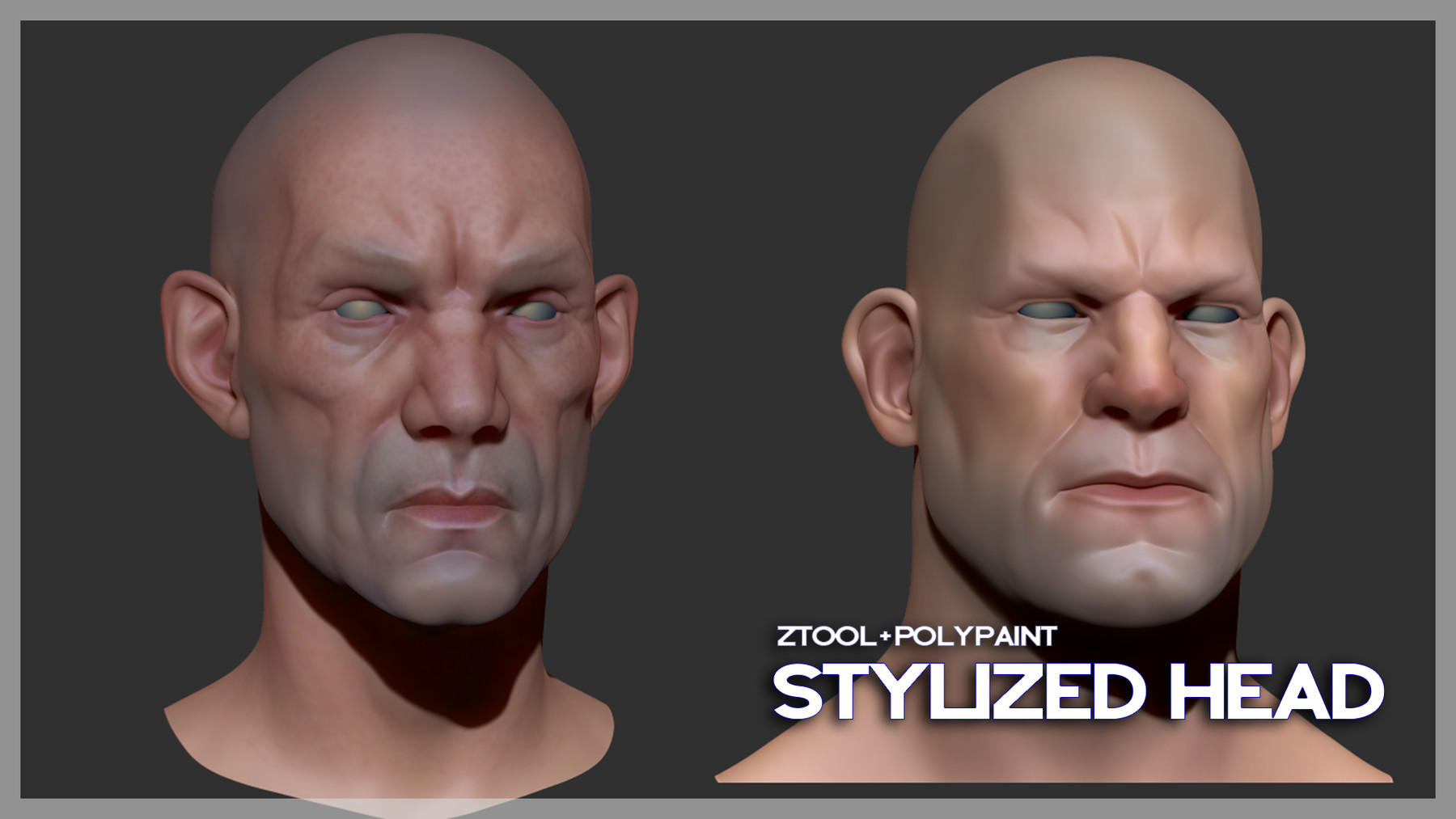 ArtStation - Stylized Head + Polypaint | Resources