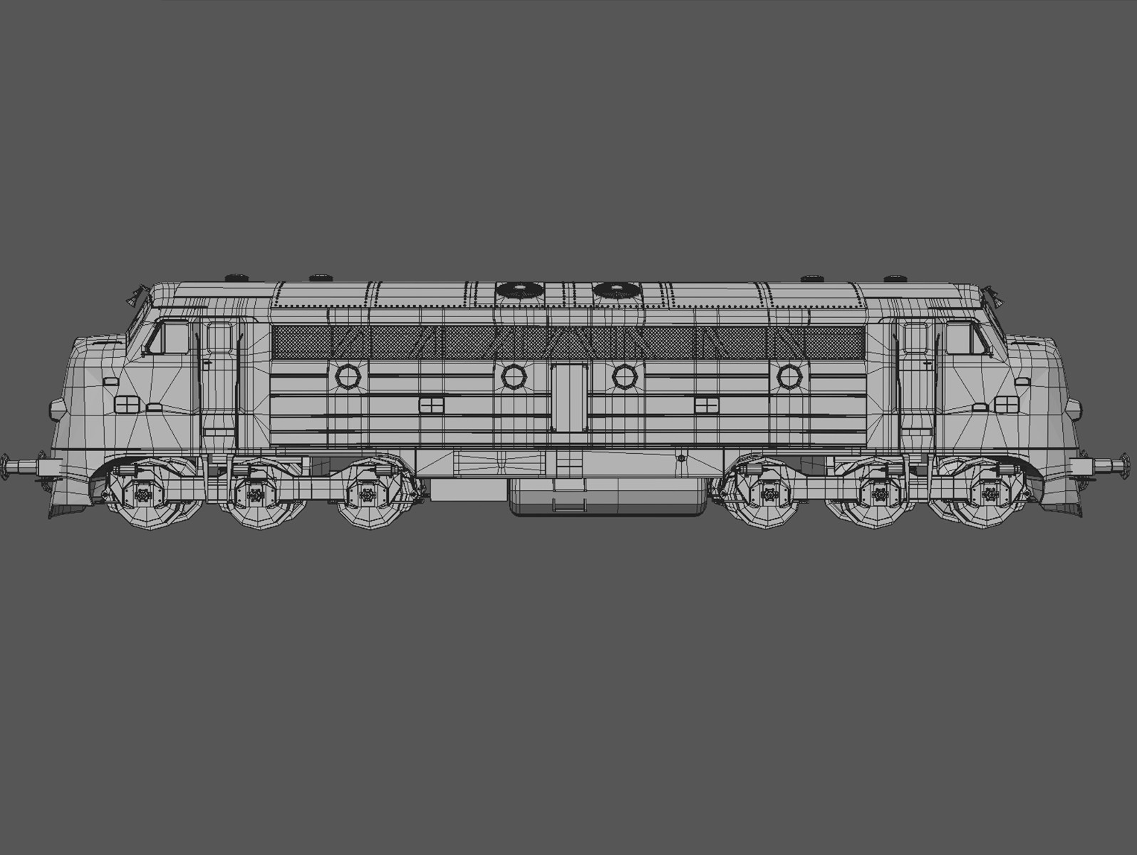ArtStation - NoHAB M61 Locomotive Train Engine 3D model | Game Assets