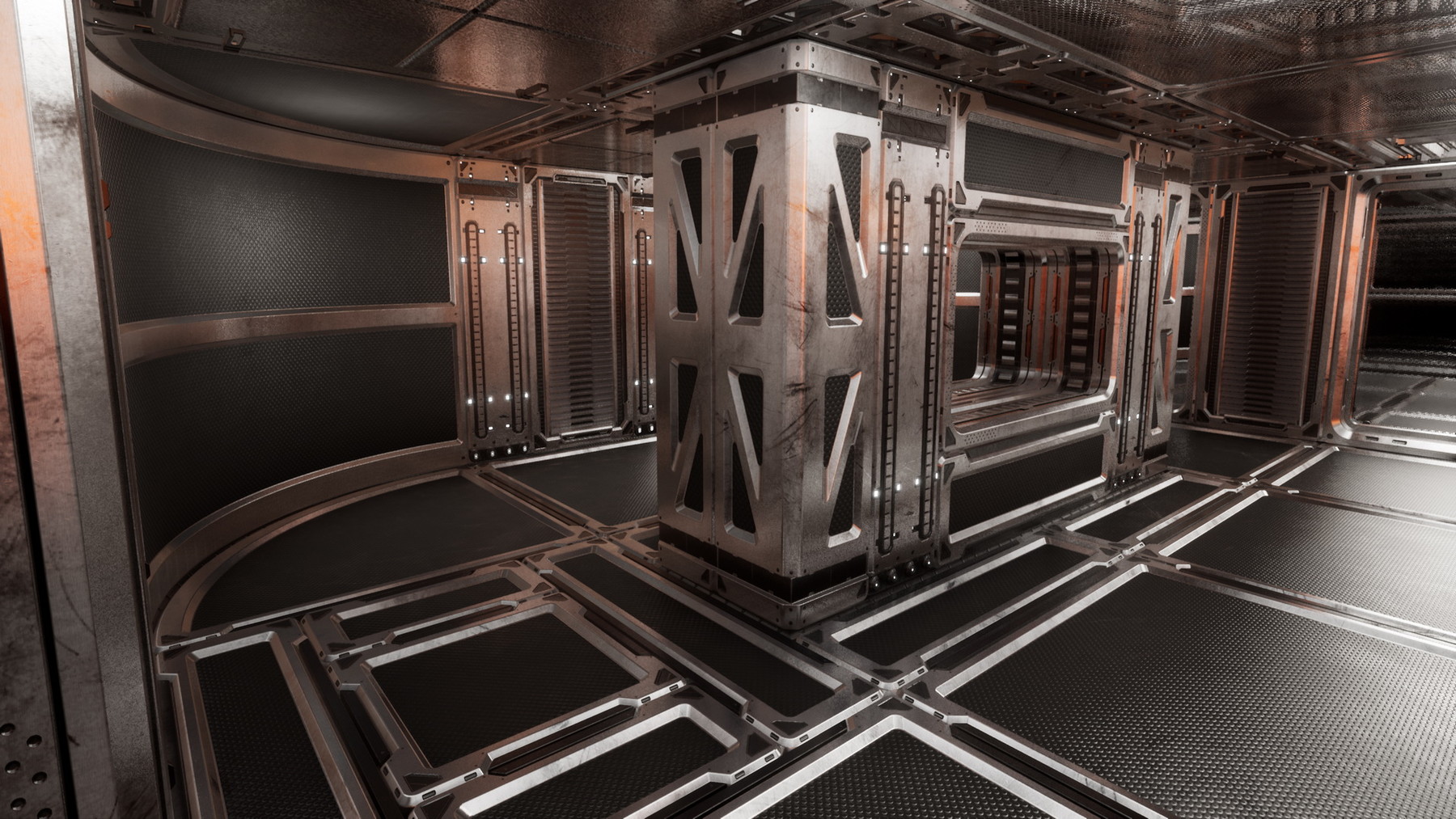 ArtStation - Modular Sci-Fi Environment: Advanced Hallways Part 1 | Game Assets