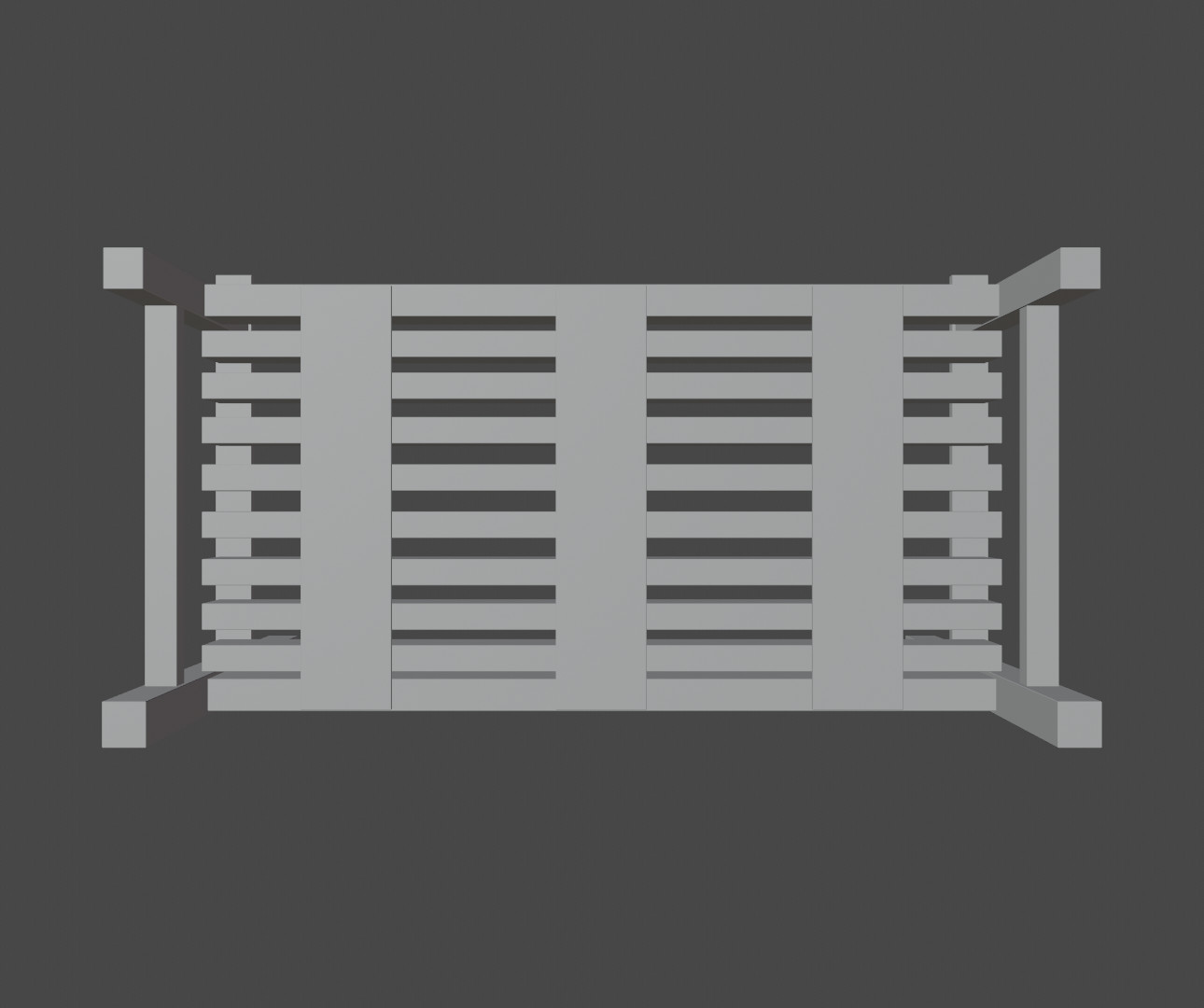 ArtStation - Terrace Bench | Game Assets