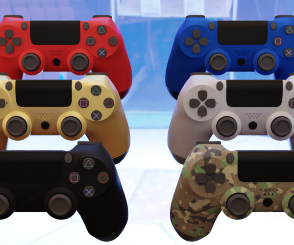ArtStation - DualShock 4 3D Model | Game Assets