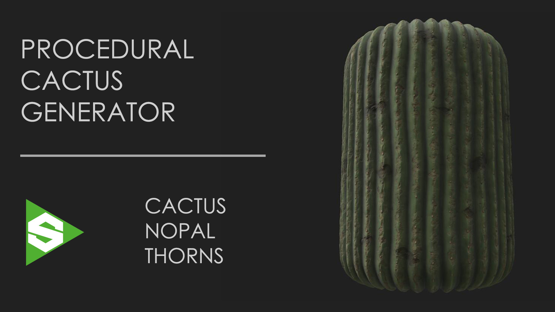 ArtStation - Procedural Cactus Generator | Resources