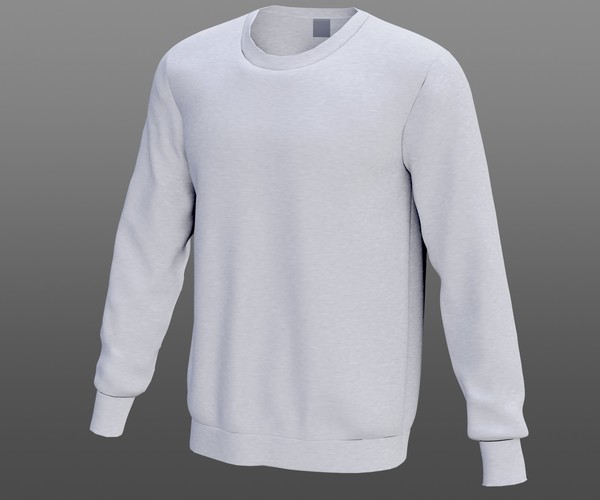 ArtStation - white sweatshirt 3D model | Resources