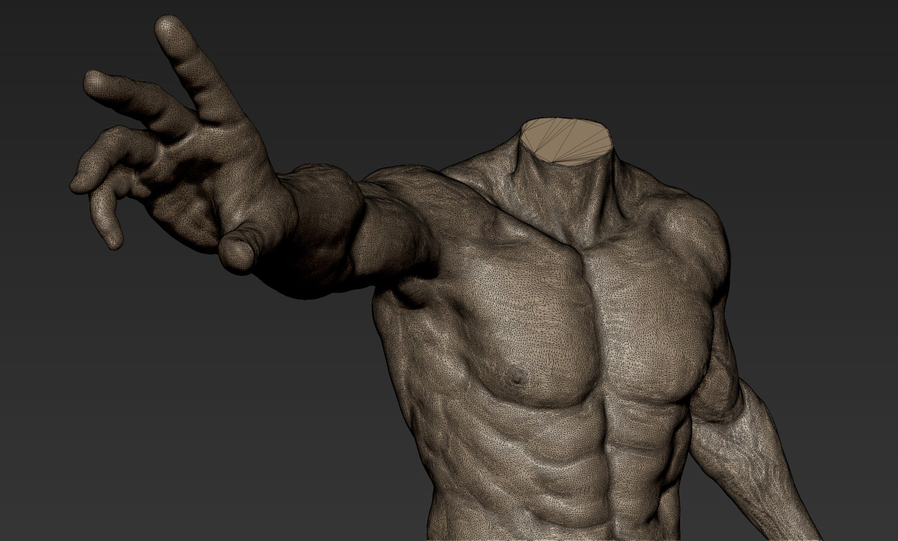 ArtStation - Male Full Body Sculpt Pose 2 | Resources