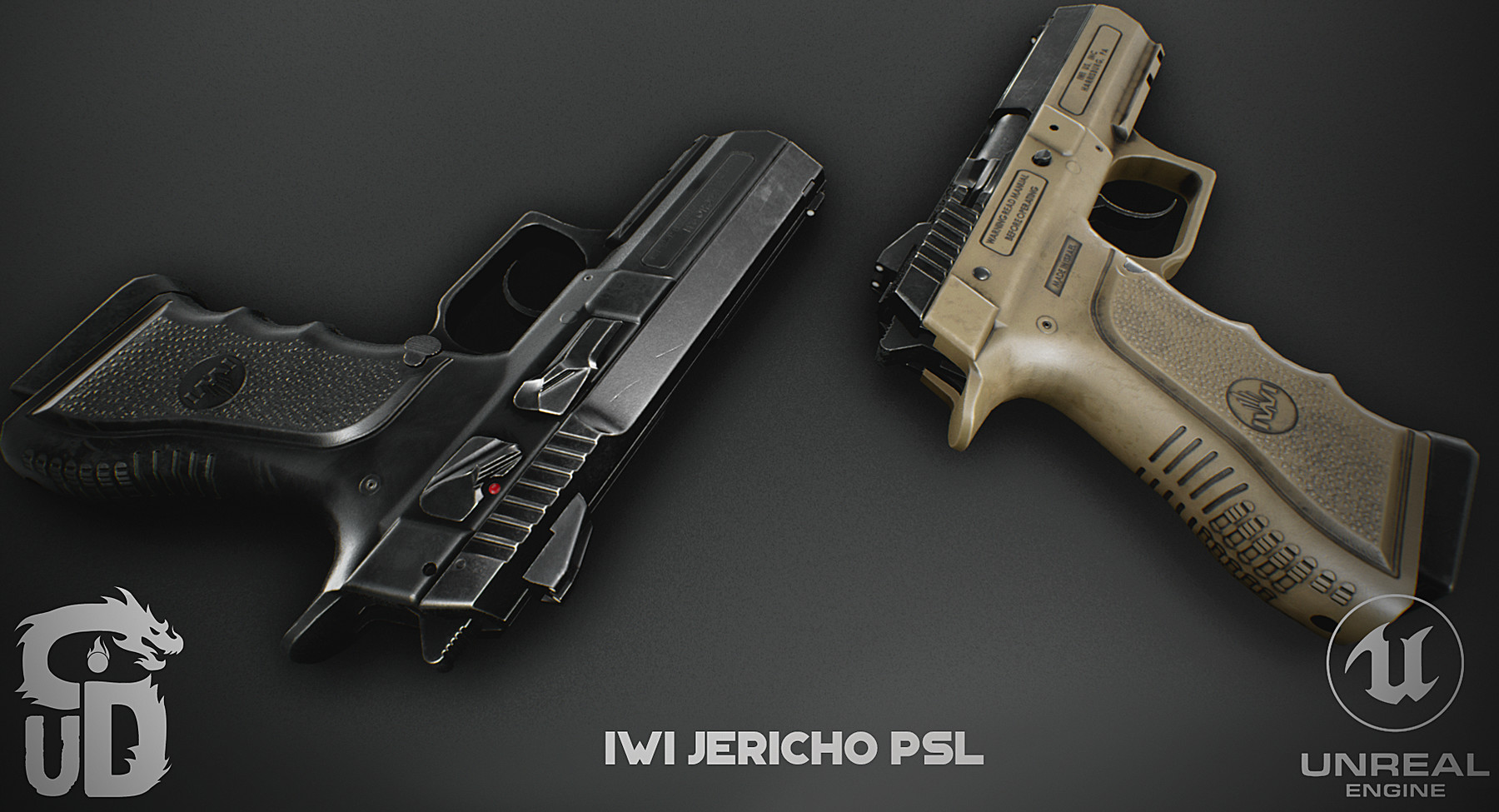 ArtStation - IWI Jericho 941 PSL | Game Assets