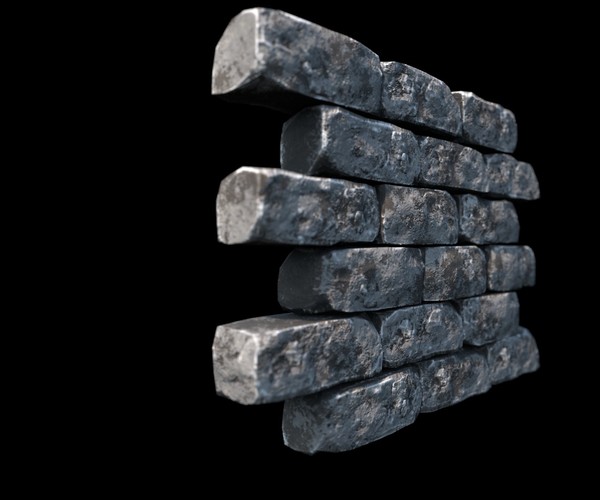 ArtStation - PBR Modular Game-Ready Dungeon Brick Wall | Game Assets