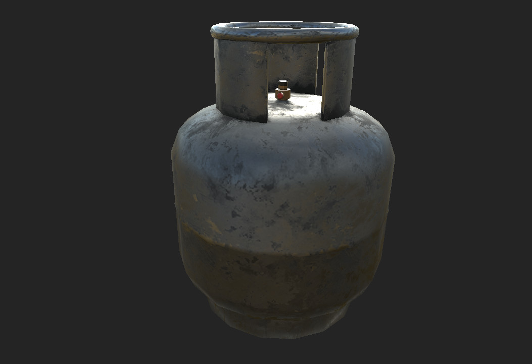ArtStation - propane tank | Game Assets
