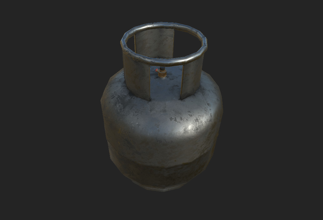 ArtStation - propane tank | Game Assets