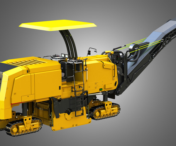 ArtStation - PM 622 Cold-Planer - Asphalt Removal 3D model | Resources